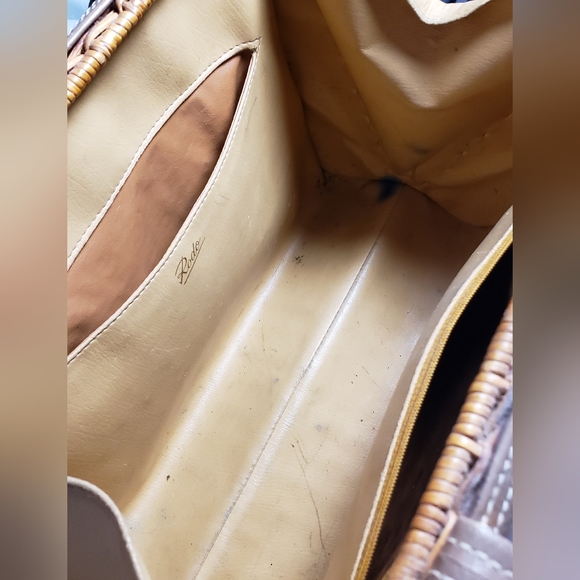 Rodo | Bags | Rare Vintage 96s Rodo Of Italy Basket Weave Wicker And ...
